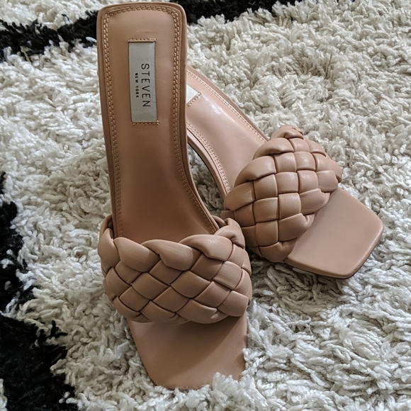 Steven New York | Shoes | Luxurious On Trend Thick Braided Straps ...